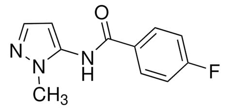 4 FLUORO N 1 METHYL 1H PYRAZOL 5 YL BENZAMIDE AldrichCPR Sigma Aldrich