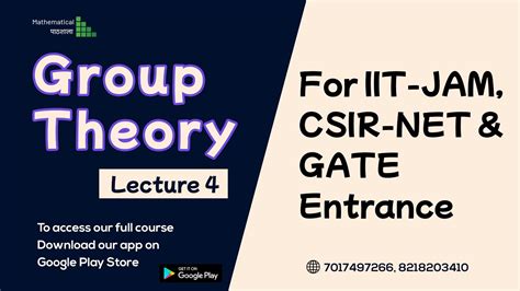 group theory 4 introduction to groups csir net iit jam gate tifr nbhm youtube