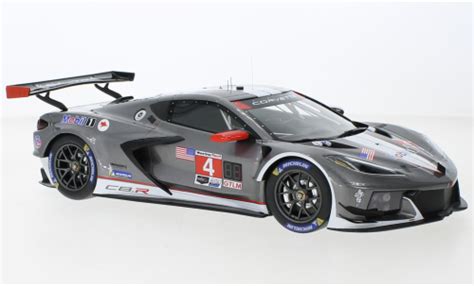Miniature Chevrolet Corvette 1 18 Top Speed C8 R No 4 Racing IMSA 12h