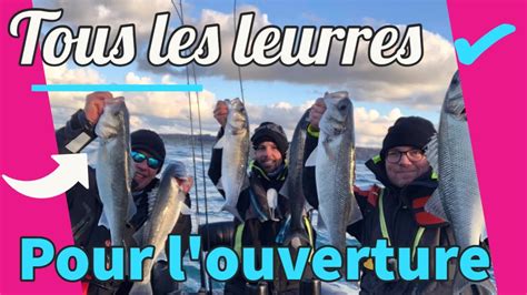 Tous les LEURRES à avoir pour l ouverture du BAR Tendance Pêche YouTube