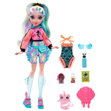 Monster High Puppe Lagoona Blue Seeungeheuer Mit Piranha Und
