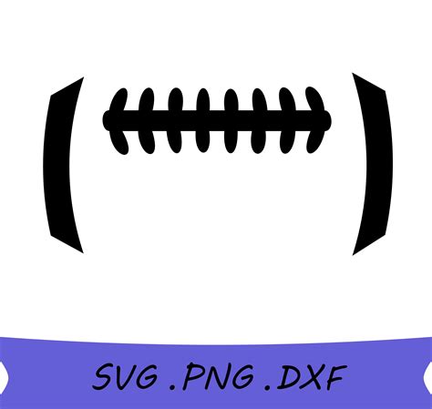 Football Laces SVG Football Laces Png Football Silhouette Etsy