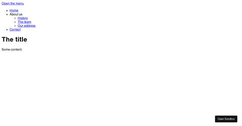 Simple Html Css Js Sandbox Forked Codesandbox