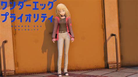 Rika Kawai Wonder Egg Priority Add On Ped Replace V Gta Mod