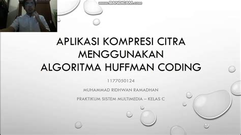 aplikasi kompresi citra menggunakan algoritma huffman coding java youtube