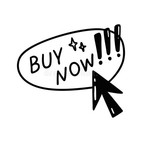 Doodle Click Icon Set Hand Drawn Mouse Typing Cursor Press Here Tap