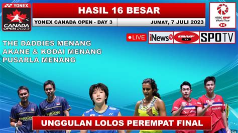 Hasil Kanada Open Hari Ini Babak Besar Hendra Ahsan Kodai
