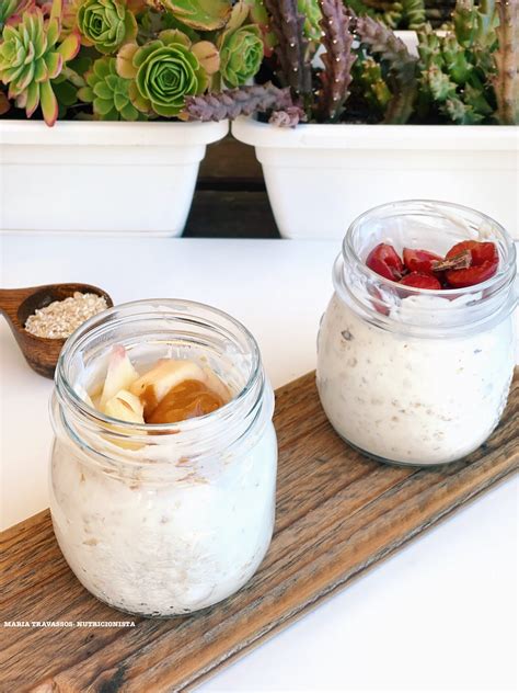 2 Receitas De Overnight Oats Maria Travassos Nutricionista