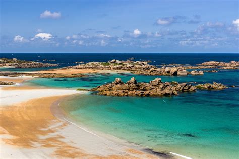 Plage Paradisiaque Dans Les C Tes Darmor Plages Mer Tr Gastel