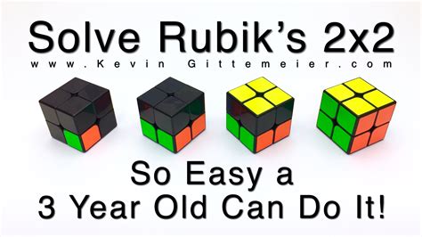 How To Solve X Rubik S Cube So Easy A Year Old Can Do It Easy