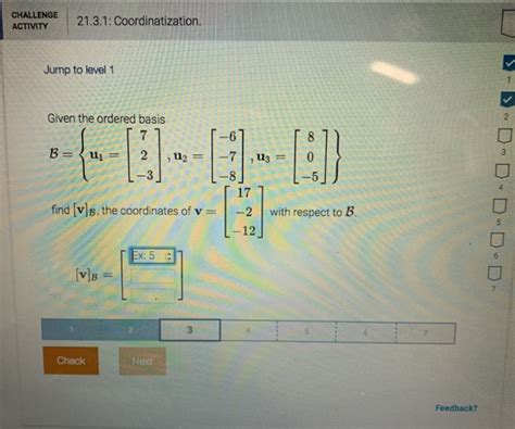 Solved CHALLENGE ACTIVITY 21 3 1 Coordinatization Jump To Chegg