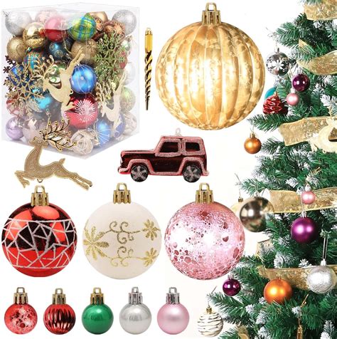 Salandens Esferas Navideñas 70 80 pcs Esferas Adornos Navideños