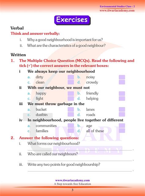 NCERT Solutions For Class EVS Chapter Our Neighbours 54 OFF