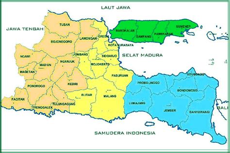 Peta Jawa Timur Lengkap
