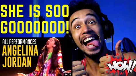 FIRST TIME REACTION Angelina Jordan ALL Performances On America S Got