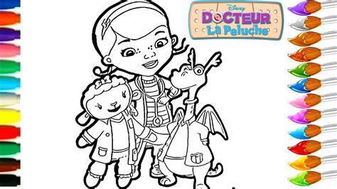 Comment Dessiner Et Colorier Docteur La Peluche Dessin Pour Enfant
