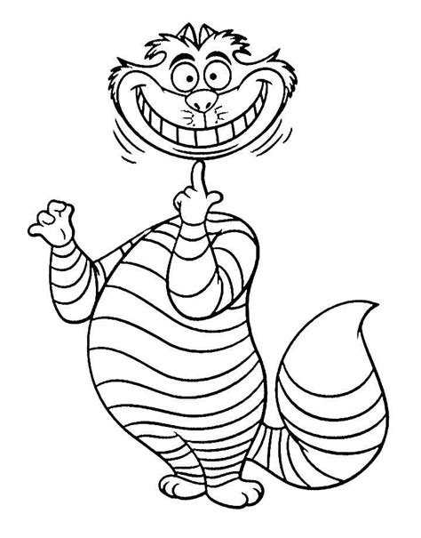 Dibujos De Alicia En El Pais De Las Maravillas Para Colorear
