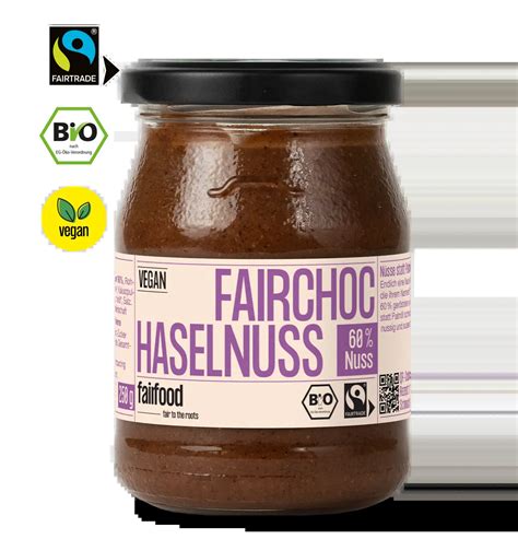 Bio Nuss Nougat Creme Vegan Fairfood