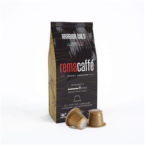 REMACAFFE Arabica GOLD kávékapszula Nespresso val kompatibilis 10 db
