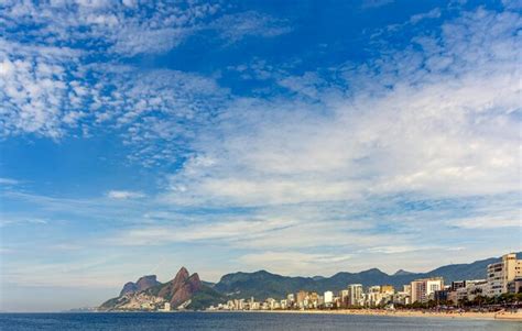 Premium Photo Panoramic View Of Ipanema And Leblon Beaches At Rio De