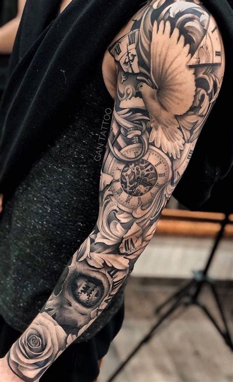 25 Tatuagens Braço Fechado Homens que se Cuidam