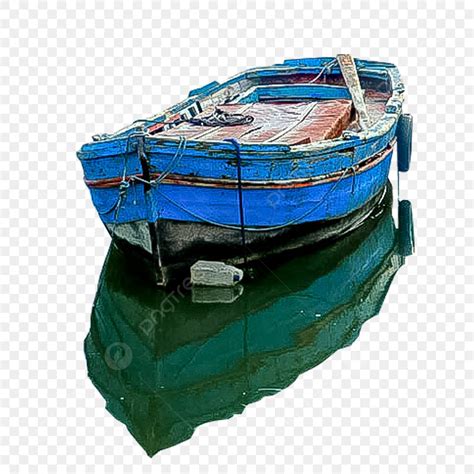 Barco De Madeira Reflexo PNG De Madeira Barco Reflexão Imagem