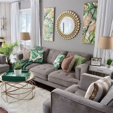 30 Olive Green And Grey Living Room HomeDecorish