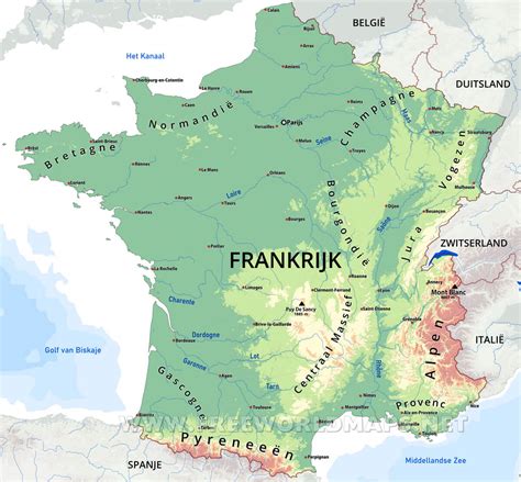 Kaarten Van Frankrijk