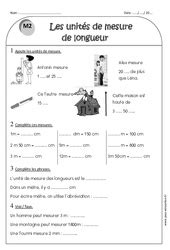 Exercice Longueur Cm M Km Ce