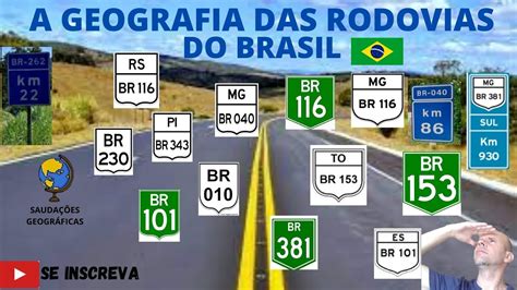 RODOVIAS FEDERAIS DO BRASIL NOMENCLATURAS DIREÇÕES ENTENDA TUDO