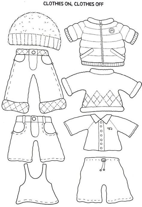 Printable Clothes For Paper Dolls