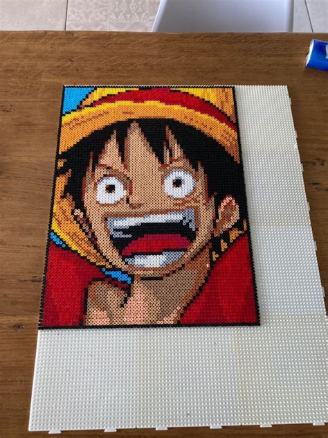 Hama Beads Patterns Beading Patterns Luffy Peler Beads Perler Bead