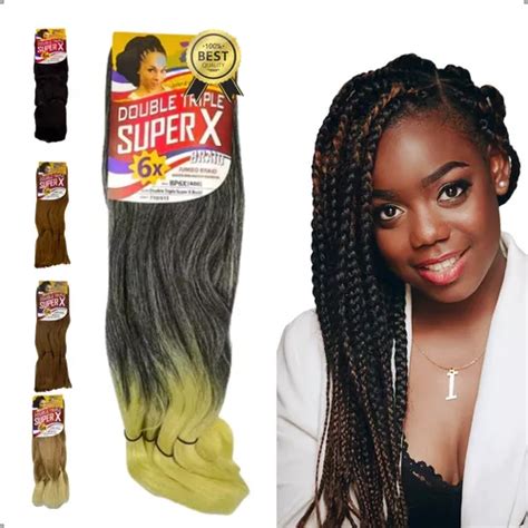 Jumbo Super X Cabelo Para Tranças Jumbão Box Braids 400g MercadoLivre