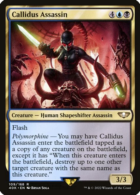 Callidus Assassin · Warhammer 40000 Commander 40k 109 · Scryfall Magic The Gathering Search