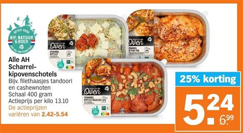 Alle AH Scharrel Kipovenschotels 400g Aanbieding Bij Albert Heijn