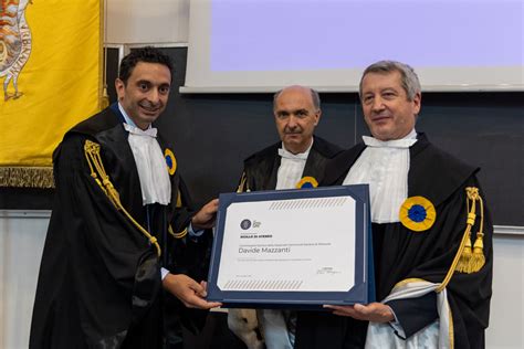 Luniversit Di Urbino Si Complimenta Con Davide Mazzanti Per La