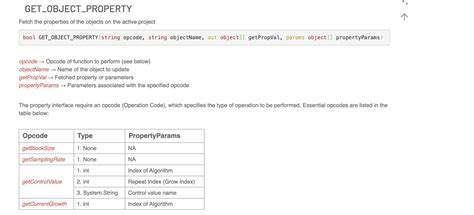 need an example on how to use the get object property in python to retrieve a parameter value