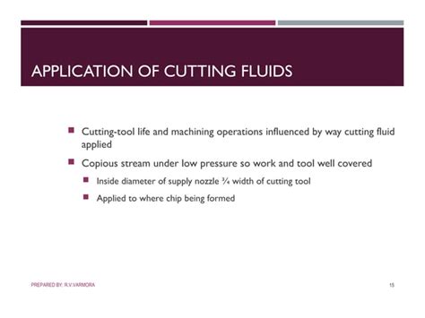 cutting fluids ppt