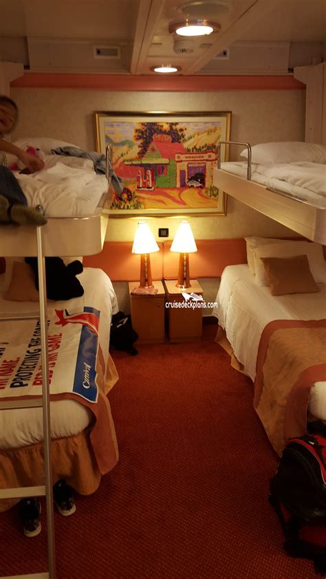 Carnival Glory Interior Stateroom Details