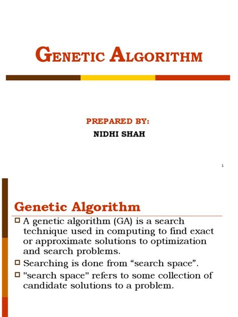 genetic algorithm pdf genetic algorithm genetics