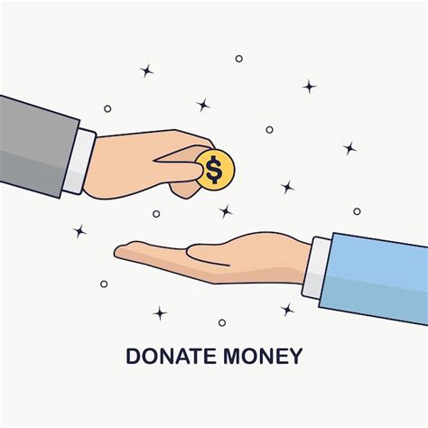 Premium Vector Handhold Money Coin For Giving To Another Hand