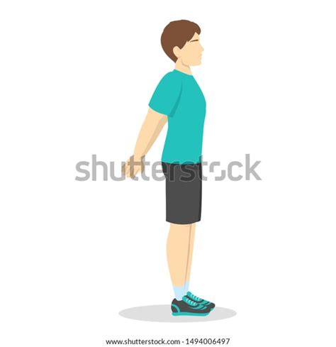 Cool Down After Workout Exercise Stretching Stock Vector Royalty Free