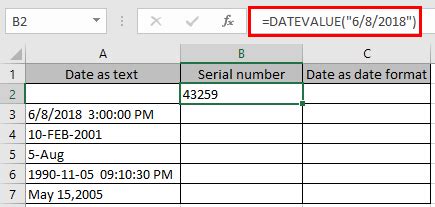 How To Use The Datevalue Function In Excel