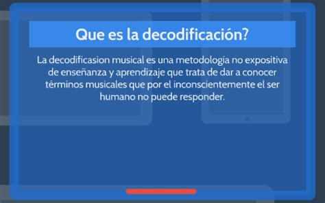Que es la decodificación by on Prezi