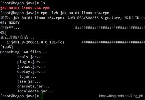 linux安装jdk jdk 8u181 linux x64 rpm csdn博客
