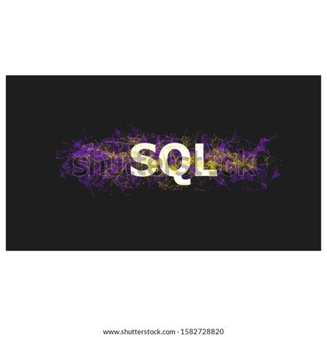 sql database banner colorful plexus design stock vector royalty free 1582728820 shutterstock
