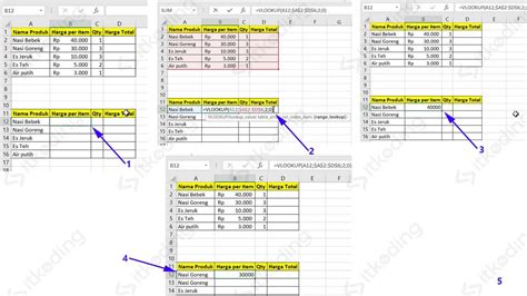 Rumus Vlookup Excel Cara Menggunakan Contoh Fungsi Vlookup