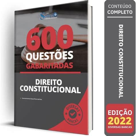 Caderno De Questões Direito Constitucional Gabaritadas Editora