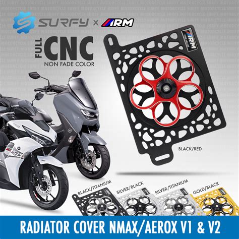 Arm Radiator Cover Windmill Full Cnc Color Spinner Design For Nmax V