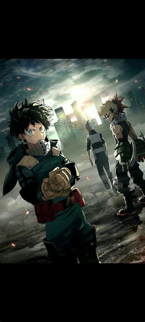 Deku Bakugo Y Todoroki Heroes Japon Arte Hd Phone Wallpaper Pxfuel